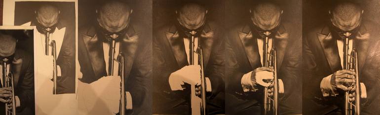 Dedication to Herman Leonard Drawing by Warren Fox | Saatchi Art