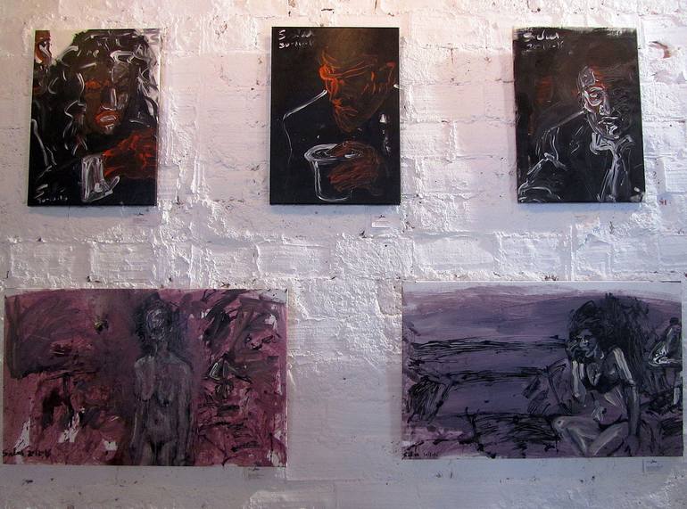 Couple arguing Painting by Fernando Rodríguez Salas | Saatchi Art