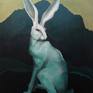 White Rabbit #1 Painting by Sarah Edwards | Saatchi Art