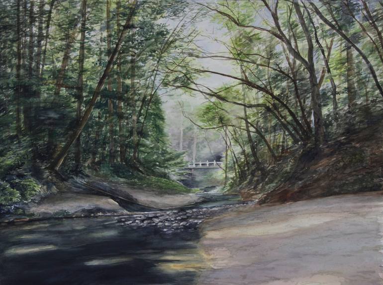 Mount Hermon Painting by Anna Floyd | Saatchi Art