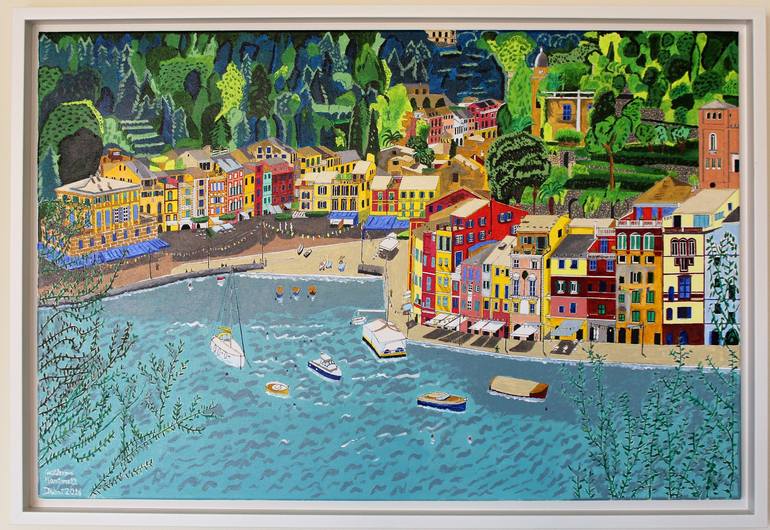 Portofino Painting by Guille Marto | Saatchi Art