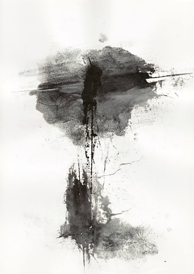 Consciously Instantly dying Painting by Fabien Beuchet | Saatchi Art