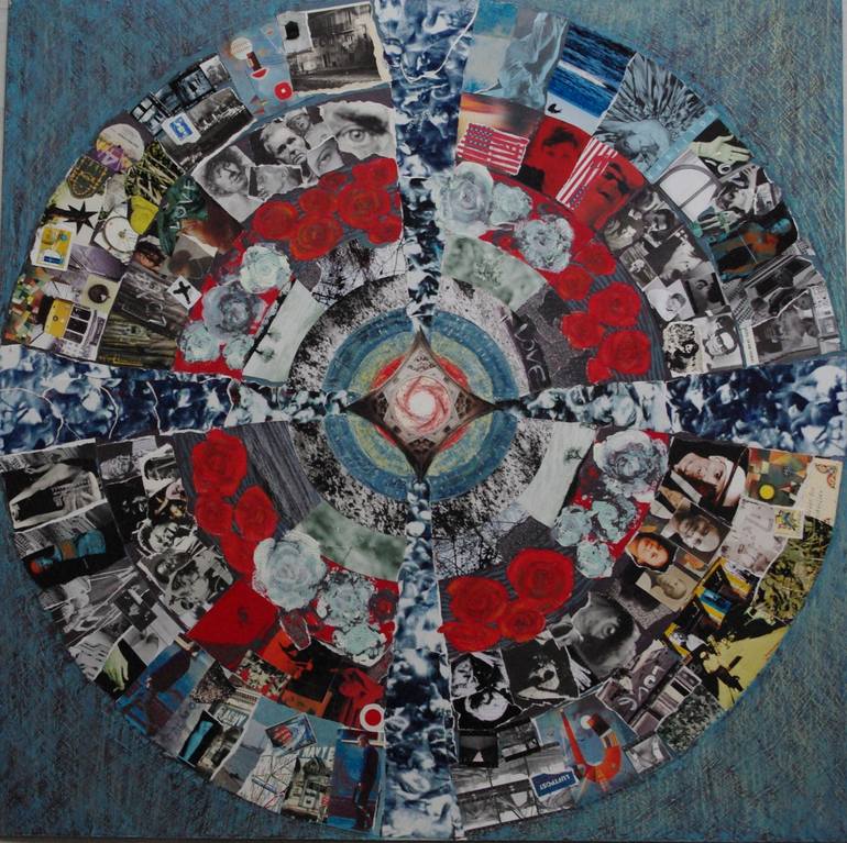 Mandala Collage by Agnieszka Tes | Saatchi Art