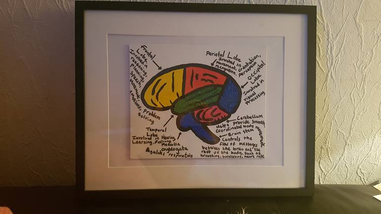 Cerebral Spark Painting by Cheryl La Artiste | Saatchi Art