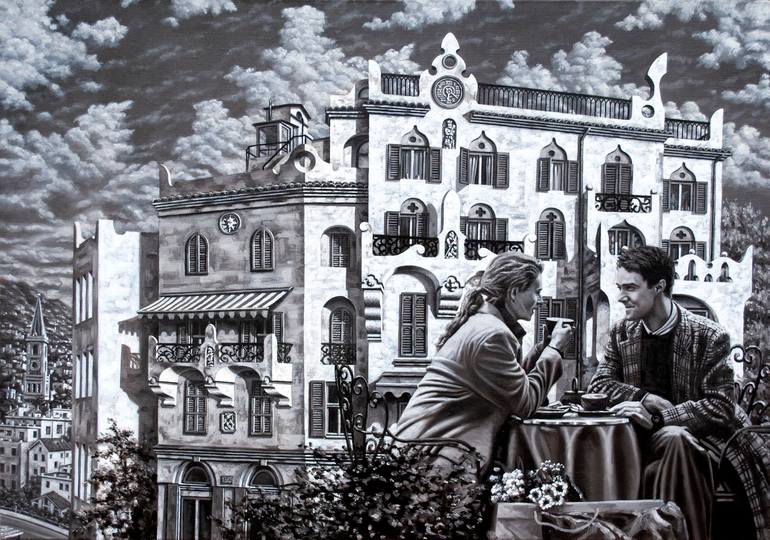 Punta Imperatore Painting by Maks Belinsky | Saatchi Art