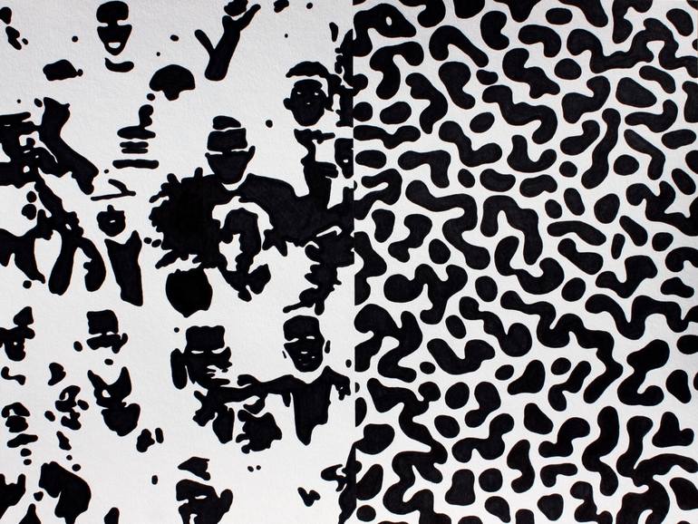 Optic Hex Drawing by Marcus Meldahl | Saatchi Art