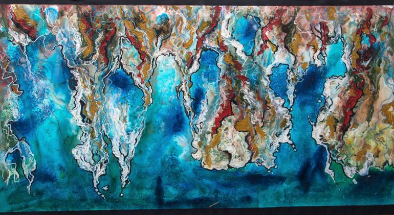 Flow Map. Drawing by John Holt | Saatchi Art