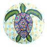 Psychedelic Turtle Painting by Jeffrey Fogg | Saatchi Art