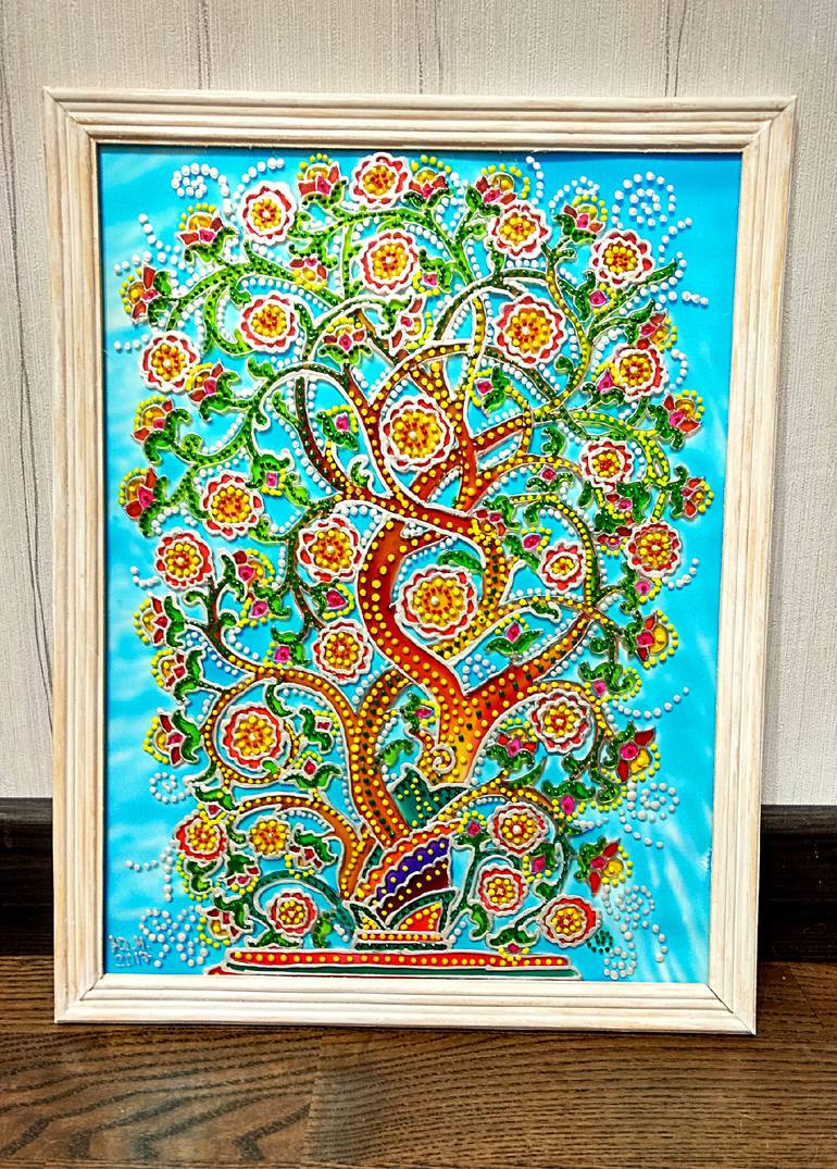 Tree of life Painting by Julia Makarova | Saatchi Art