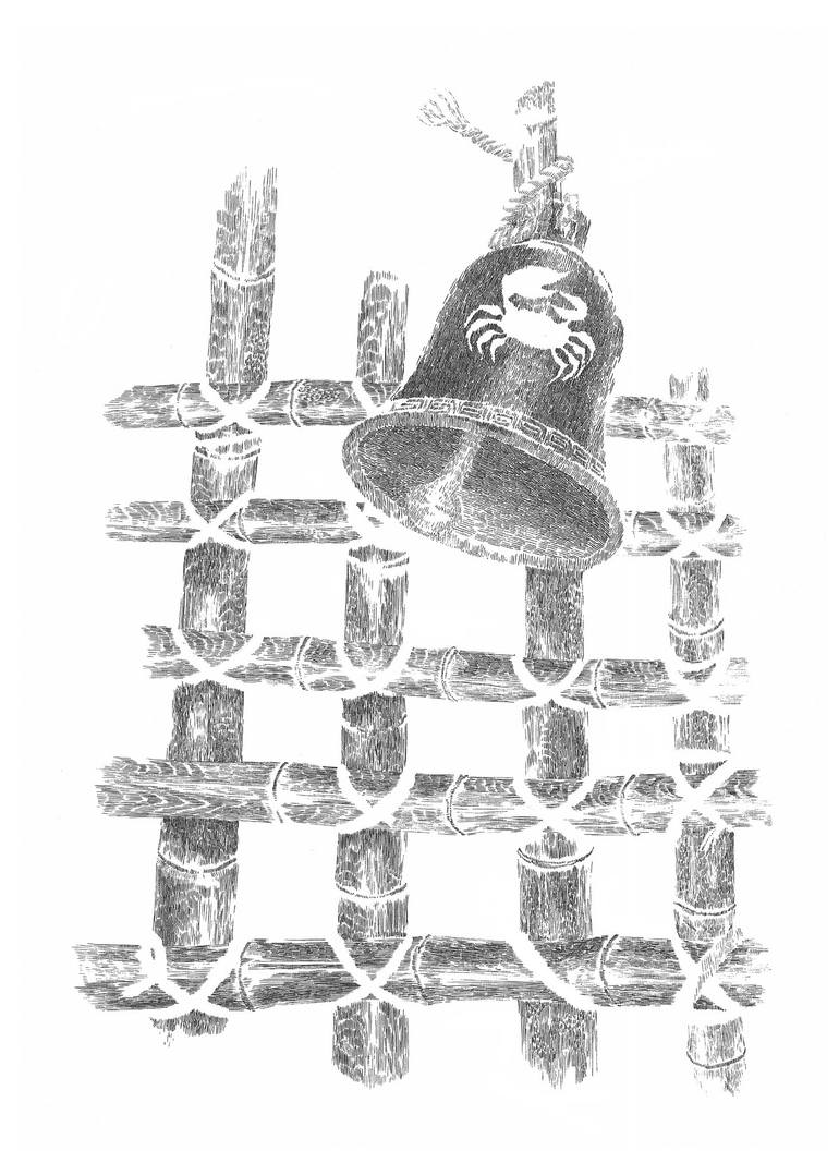 Monkey and crab Drawing by Ela Dudek | Saatchi Art