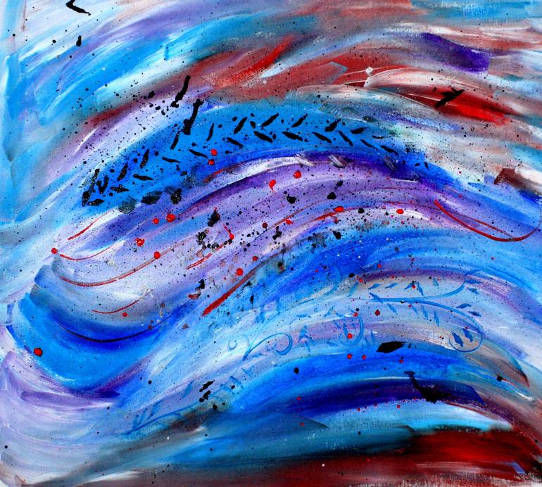 The wind Painting by cristina gradinaru | Saatchi Art