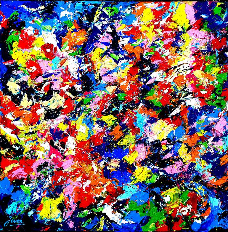 Colors of the Garden of Eden Painting by Jovan Srijemac | Saatchi Art