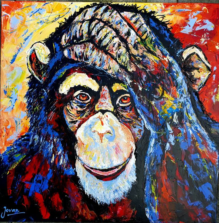 Mr.George , Oh my gosh , What now Painting by Jovan Srijemac | Saatchi Art