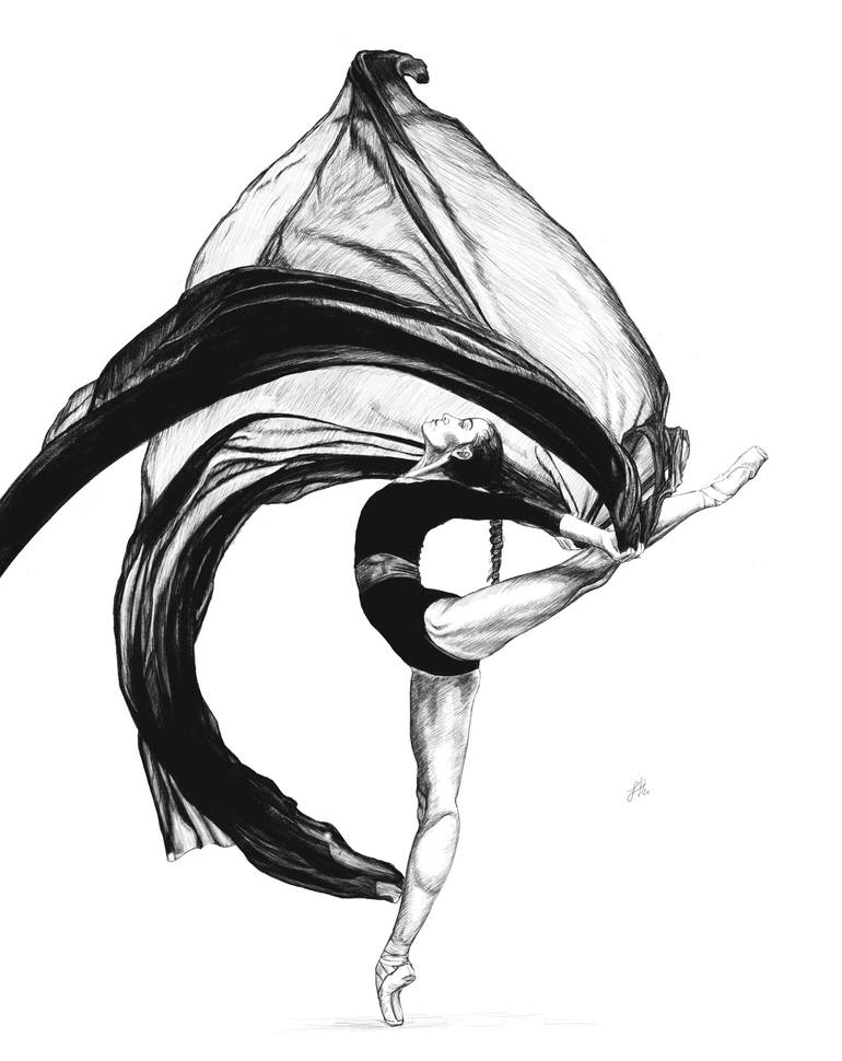 Float Drawing by Sophie Hall | Saatchi Art