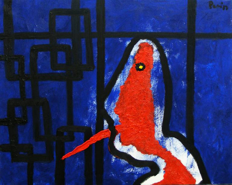 Tongue Painting by Michael Pesin | Saatchi Art