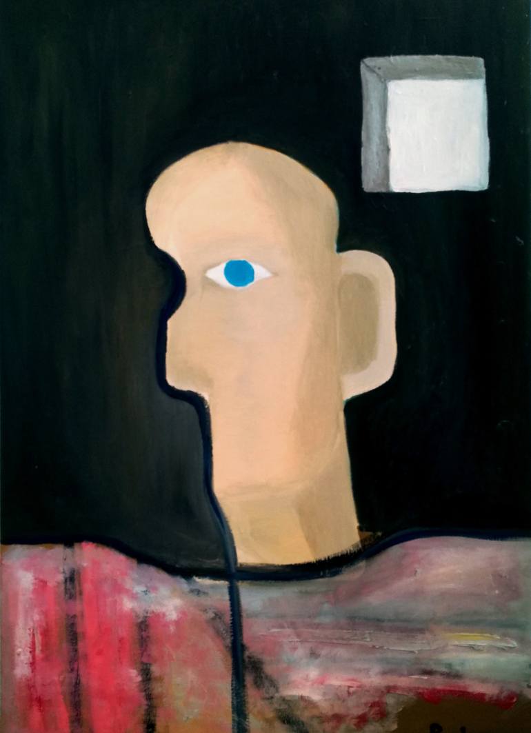 A Modern Man Painting by Michael Pesin | Saatchi Art