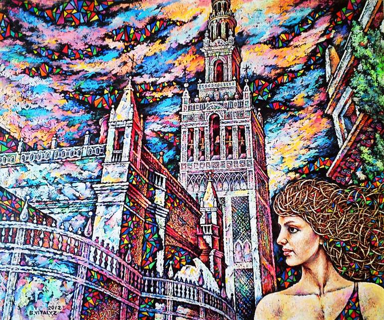 Seville Painting by Vitaly Bobylev | Saatchi Art