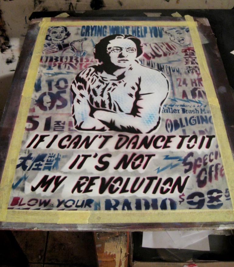 Emma Goldman III Painting by carlos madriz | Saatchi Art