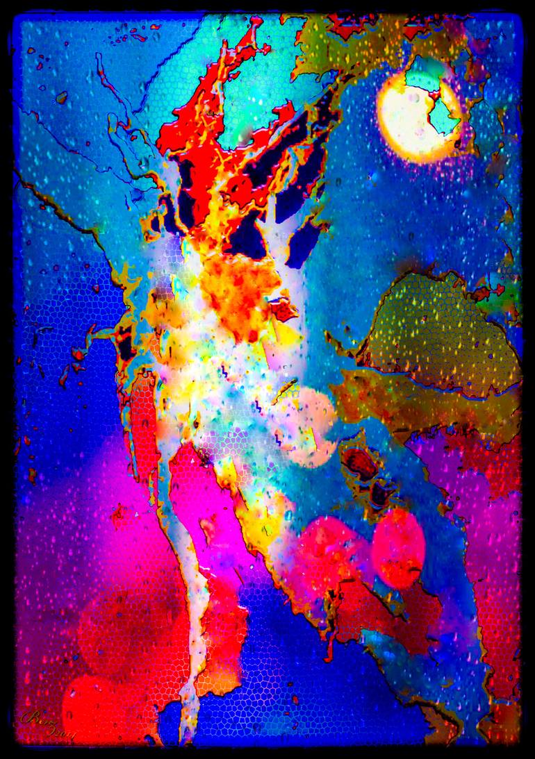 Lass from Las Vegas • Painting by Benjamin A Pangilinan | Saatchi Art