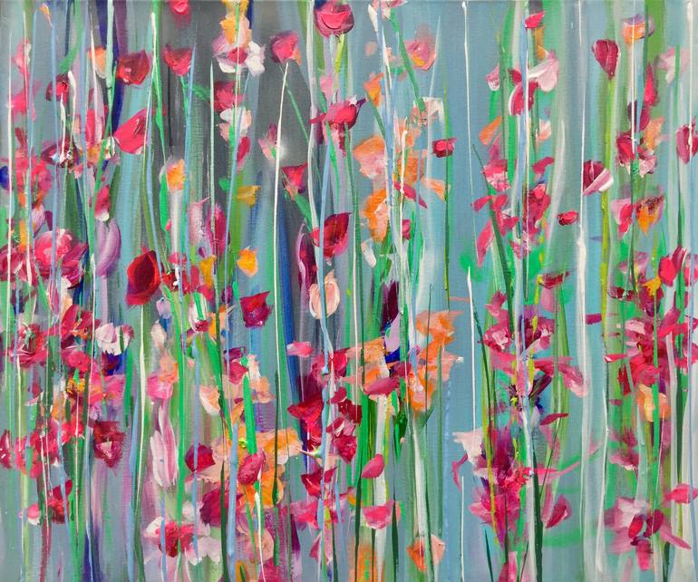 Hello Spring Painting by Michelle Carolan | Saatchi Art