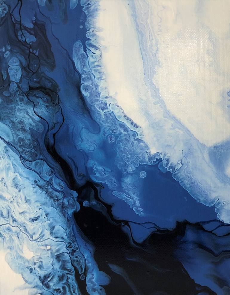 Blue Crush Painting by Meredith B | Saatchi Art