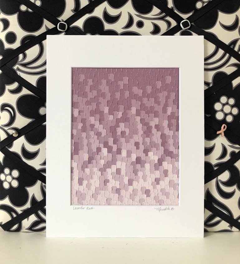 Lavender Rush Painting by Meredith B | Saatchi Art