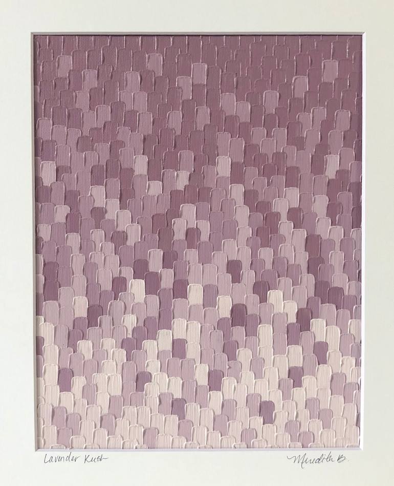 Lavender Rush Painting by Meredith B | Saatchi Art