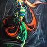 Balinese Dancers Sparkle Painting by Brahmbudi Panoedi | Saatchi Art