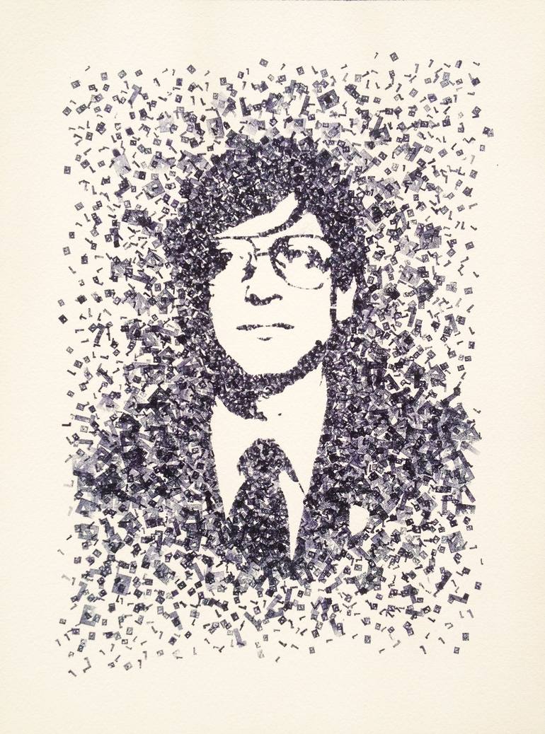 Data People - Bill Gates Drawing by Anthony Morabito | Saatchi Art