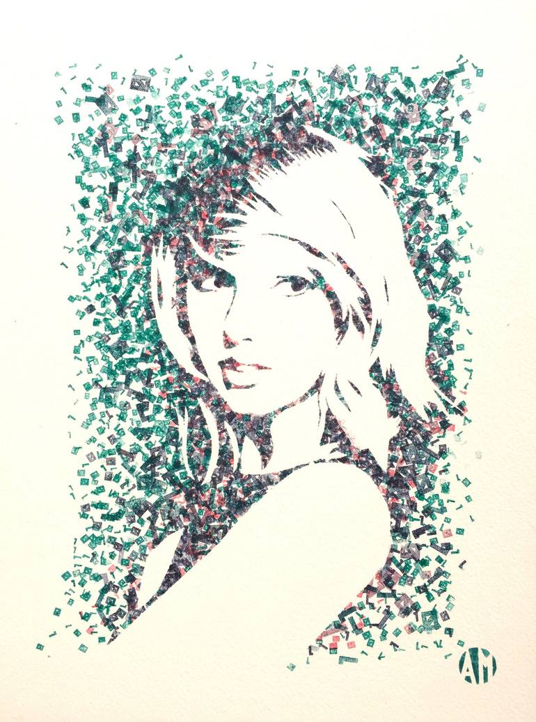 Data People - Taylor Swift Drawing by Anthony Morabito | Saatchi Art