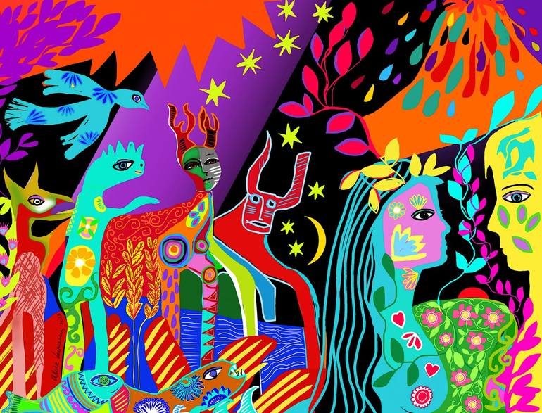 The Creation Digital by Alice Lenkiewicz | Saatchi Art