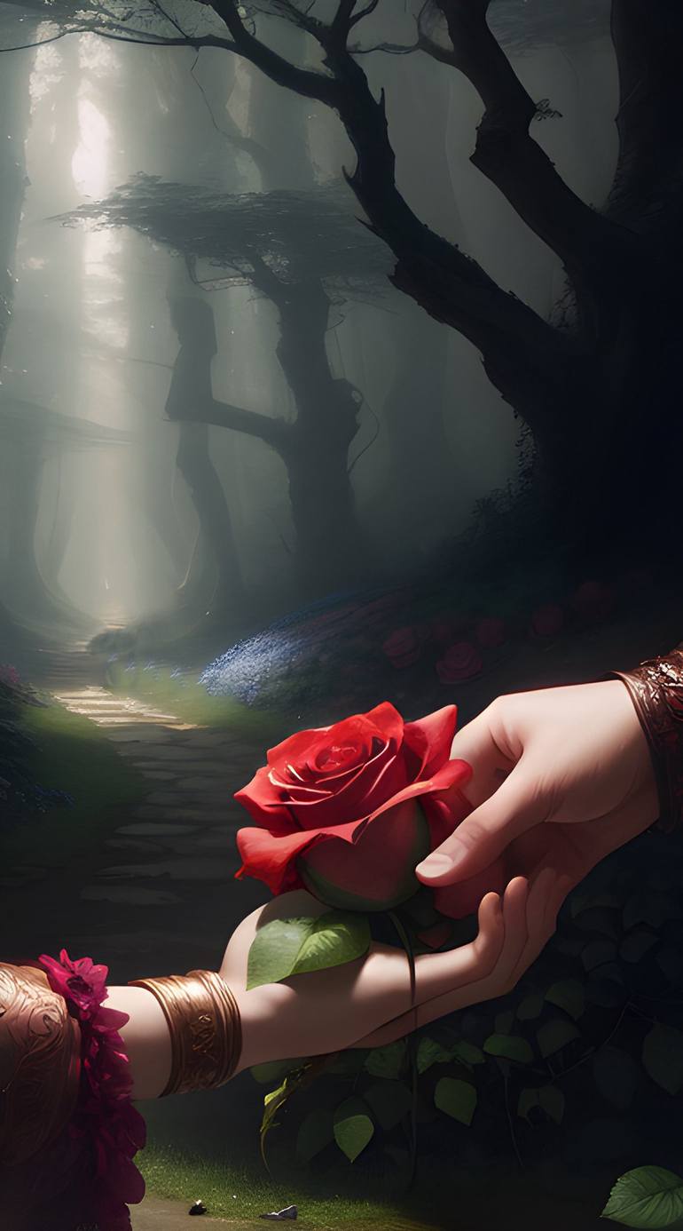 A symbol of my love Digital by Alice Lenkiewicz | Saatchi Art