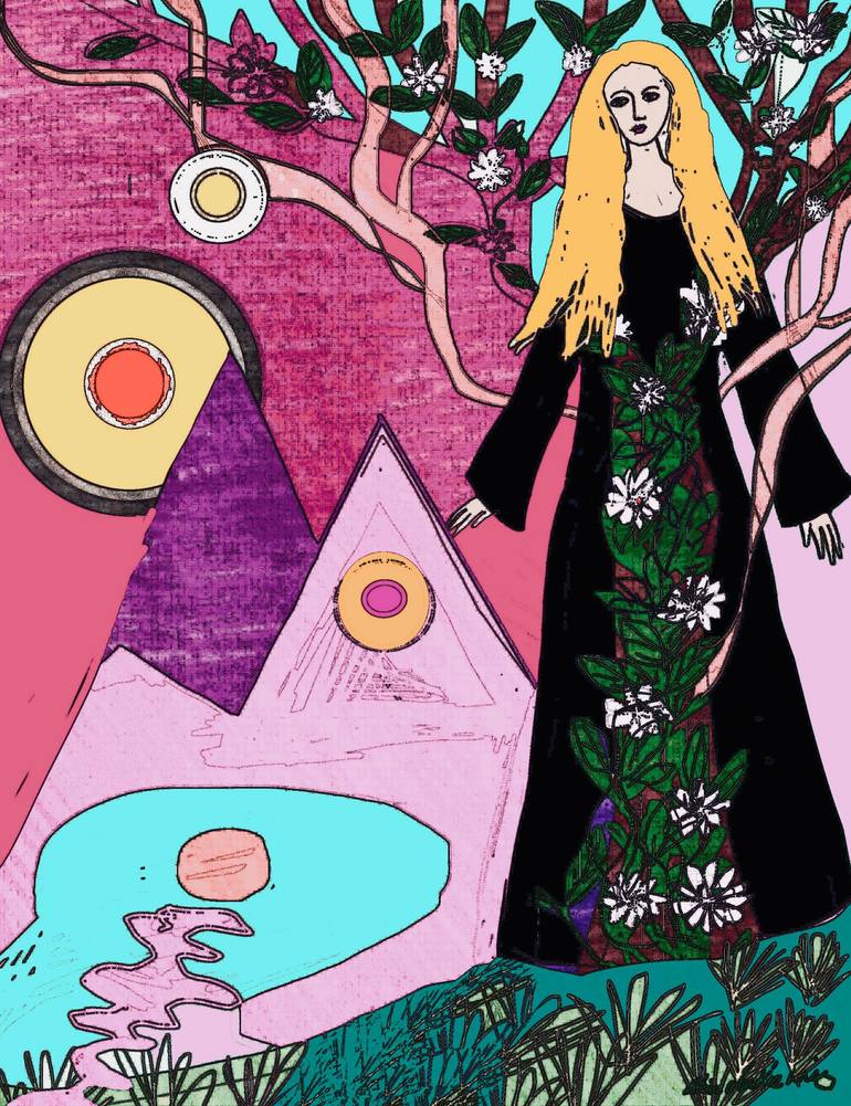 Chosen Sister of the Spirit Digital by Alice Lenkiewicz | Saatchi Art