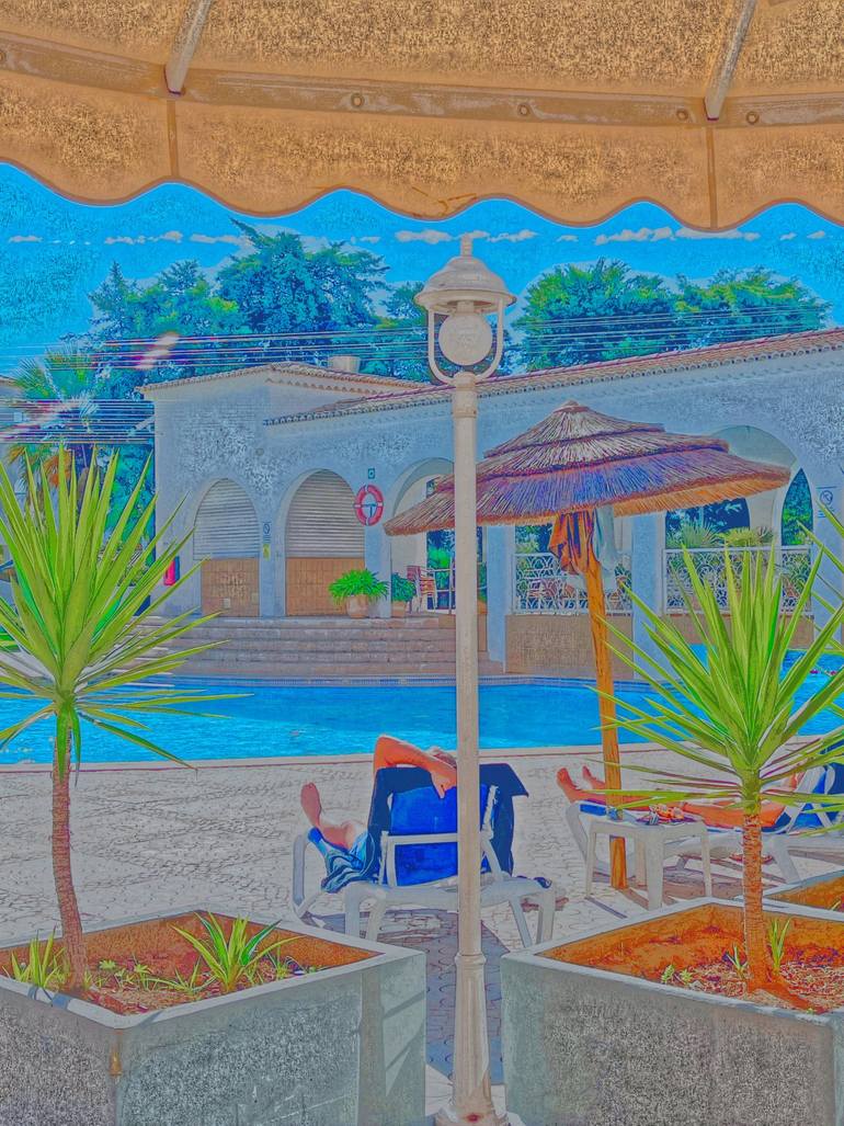 Golden Hour Lounge Photography by Alice Lenkiewicz | Saatchi Art