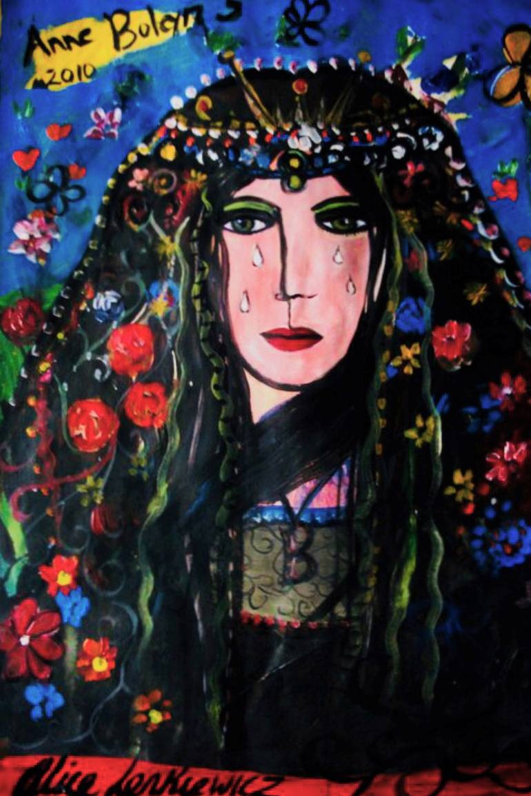 Anne Boleyn 5 Painting by Alice Lenkiewicz | Saatchi Art