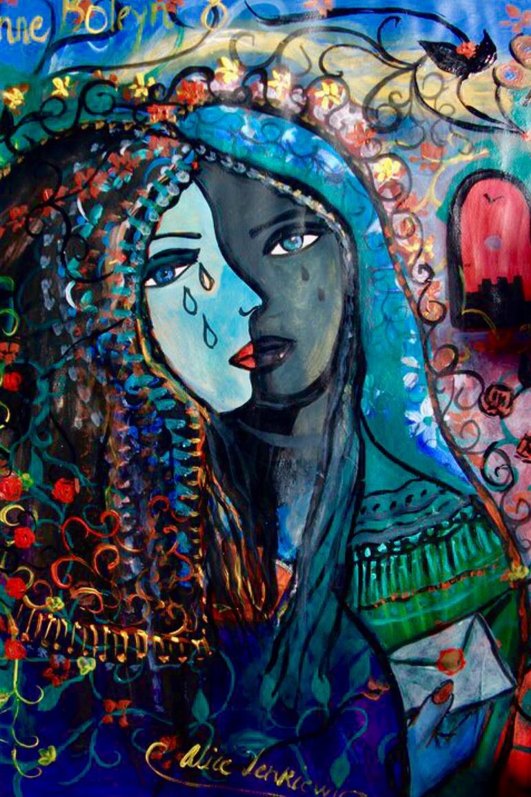 Anne Boleyn 8 Painting by Alice Lenkiewicz | Saatchi Art