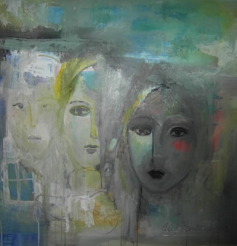 The Three Graces Painting by Alice Lenkiewicz | Saatchi Art