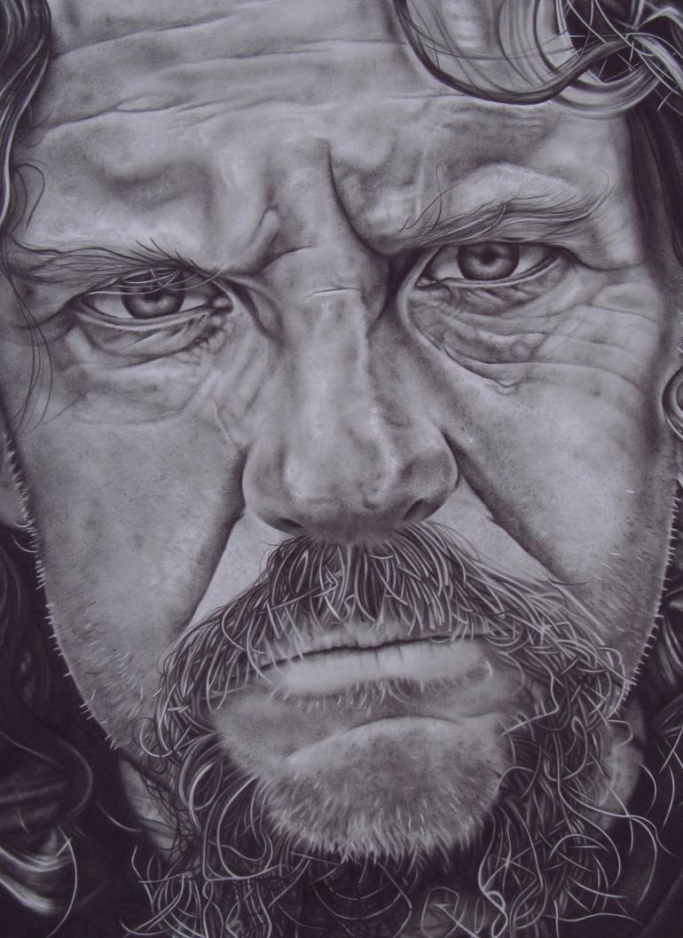 My Brother Bill Drawing by Jason Powers | Saatchi Art