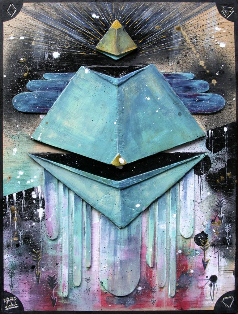 Way Out There Painting by Miss Vitriol | Saatchi Art