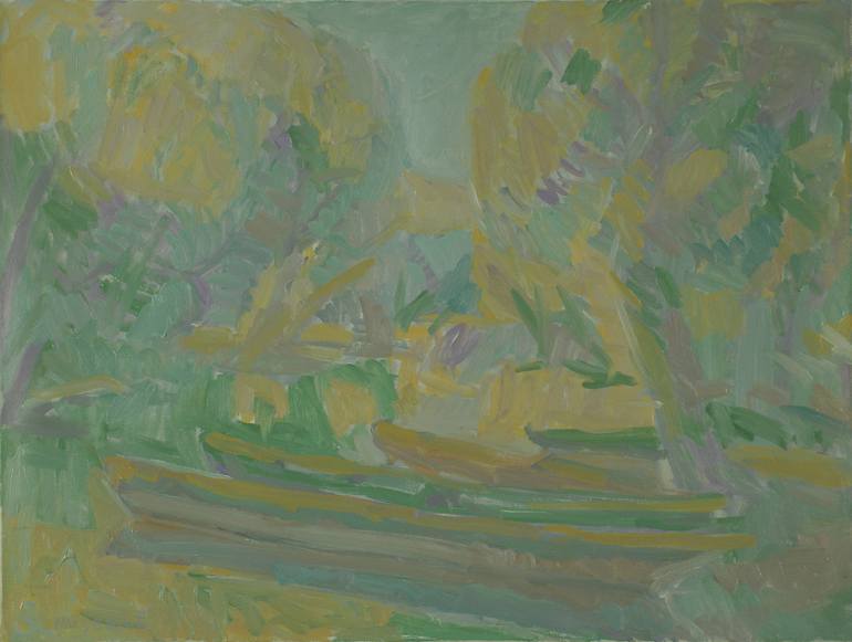 River Painting by R L Group | Saatchi Art