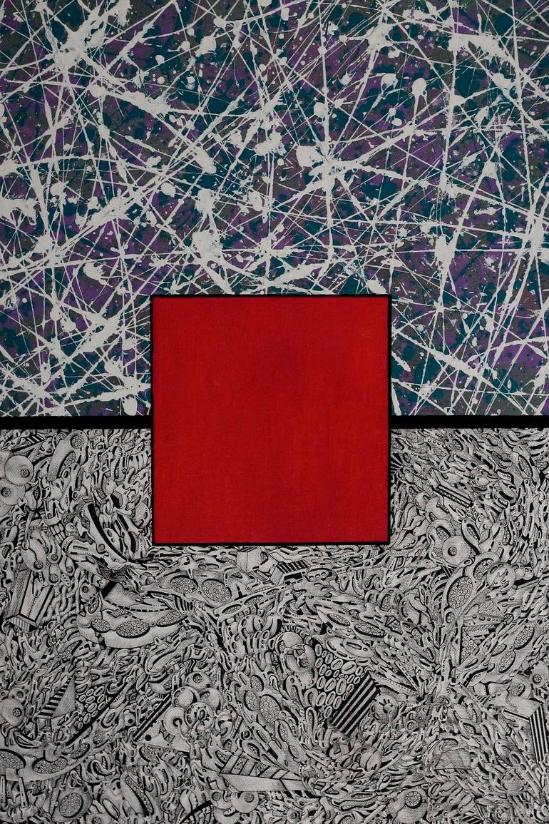 Self-control Painting by Sergei Samorodov | Saatchi Art