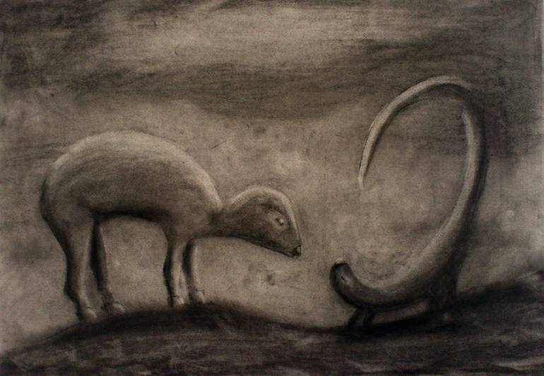 First Contact Drawing by Gyula Szabo | Saatchi Art