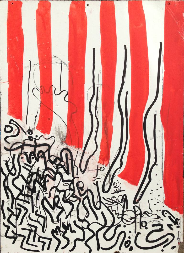 Fishnet Painting by CREO r | Saatchi Art