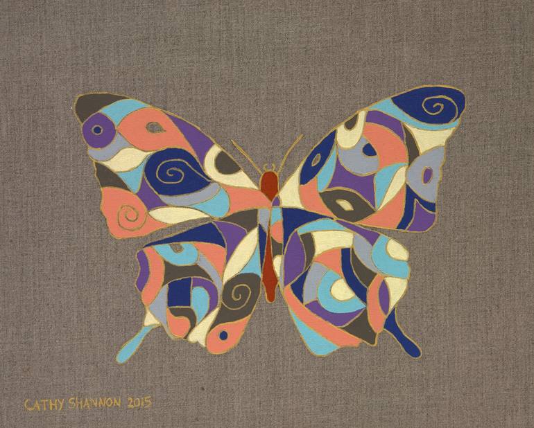Butterfly 1 Painting by Cathy Shannon | Saatchi Art