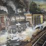 Trans karoo Express Painting by saatchiart com bitter FRANS BOTHA ...