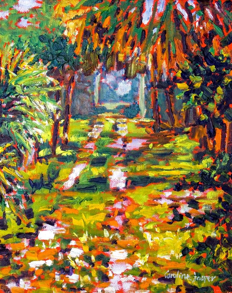 Beach Trail Painting by Caroline Jasper | Saatchi Art