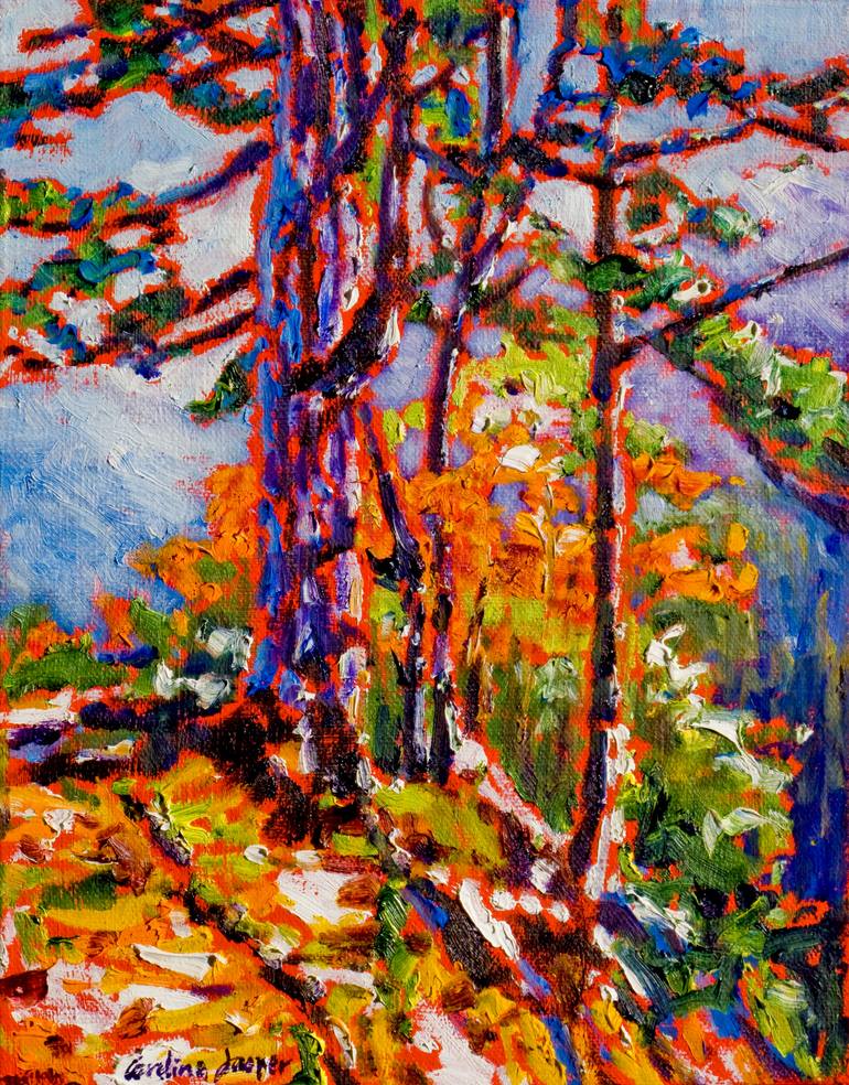 Crest Painting by Caroline Jasper | Saatchi Art