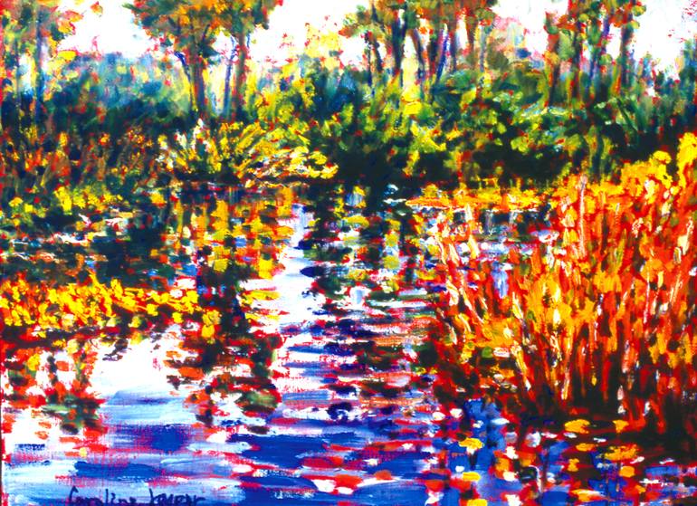 Found Painting by Caroline Jasper | Saatchi Art