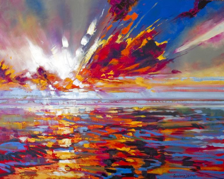 Explo Painting by Caroline Jasper | Saatchi Art