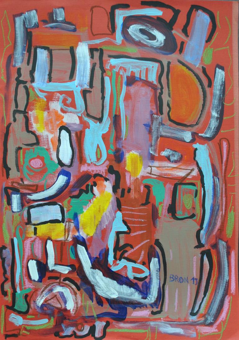 Loko Painting by Celine BRON | Saatchi Art